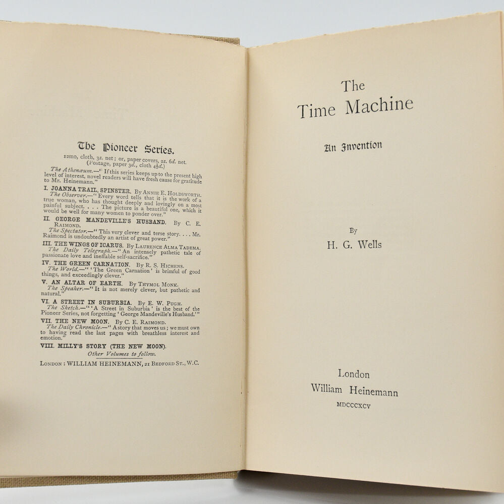 WELLS, H.G. The Time Machine. – Sotherans