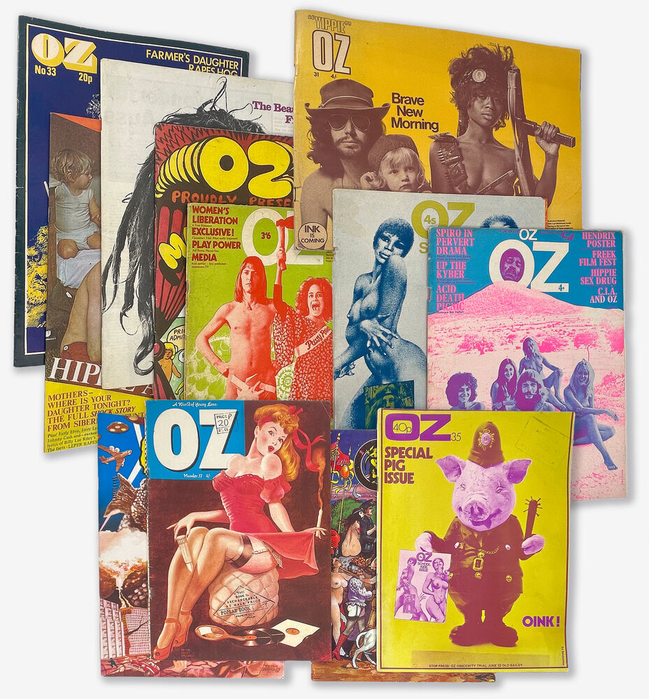 NEVILLE, Richard, Jim ANDERSON… Oz Magazine, complete set of 48 issue ...