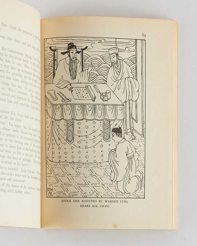 GULIK, Robert van ( author and illustrator ). The Red Pavilion: A Chin ...