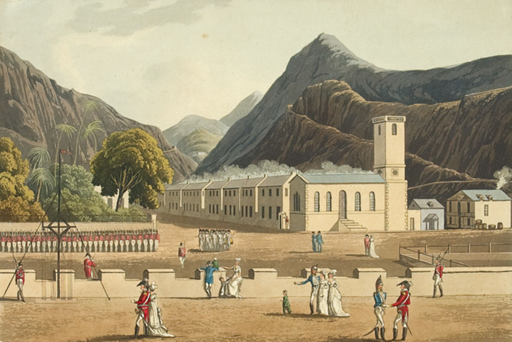 George Hutchins Bellasis Scene Taken from the Castle Terrace, St. Hel ...