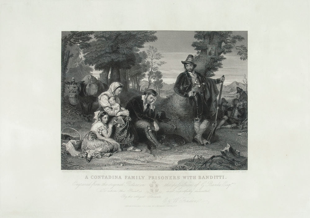 Charles Lock EASTLAKE (1793–1865). A Contadina Family Prisoners with ...