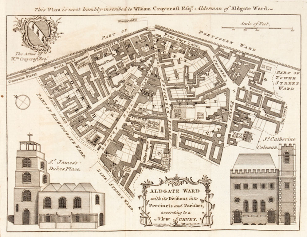 SEALE, Richard William. Aldgate Ward with its Divisions into Precinct ...