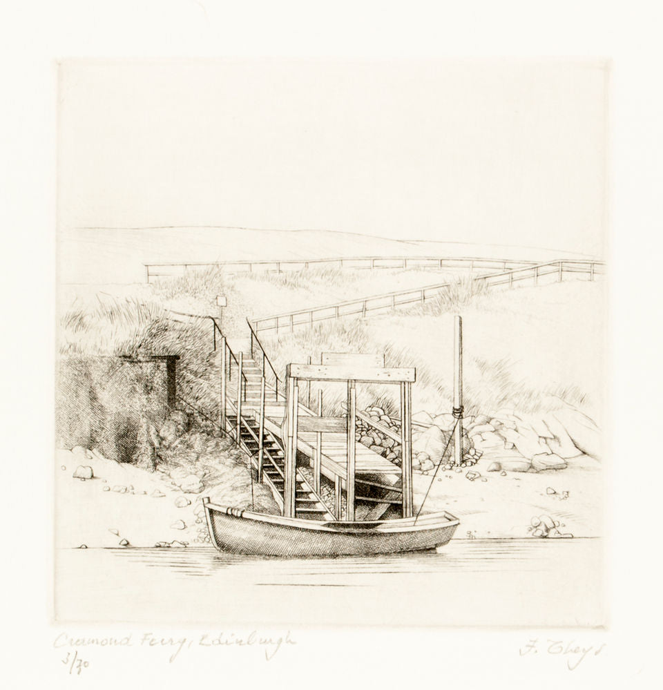 THEYS, Freddy. Cramond Ferry, Edinburgh. – Sotherans