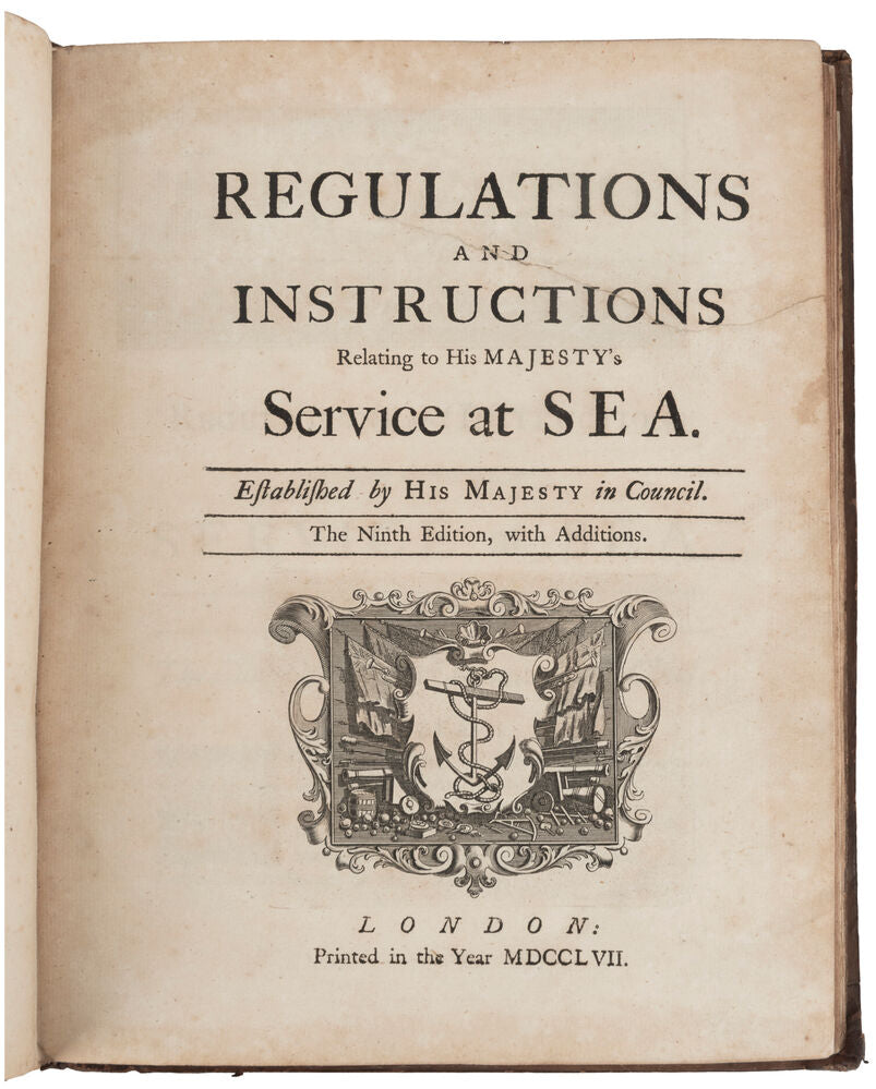 ROYAL NAVY. Regulations and Instructions relating to His Majesty's Se ...