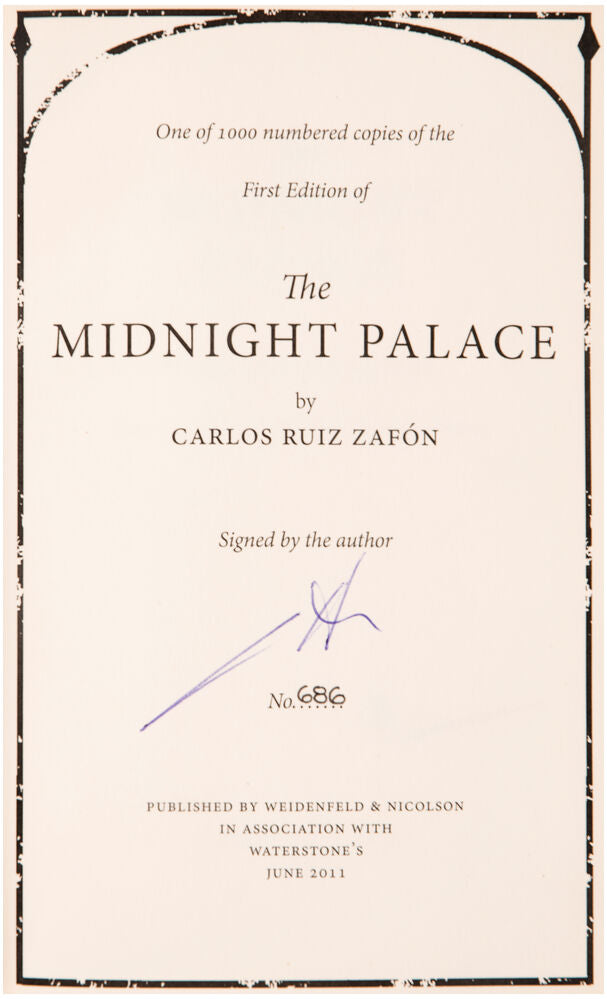 ZAFON, Carlos Ruiz The Midnight Palace – Sotherans