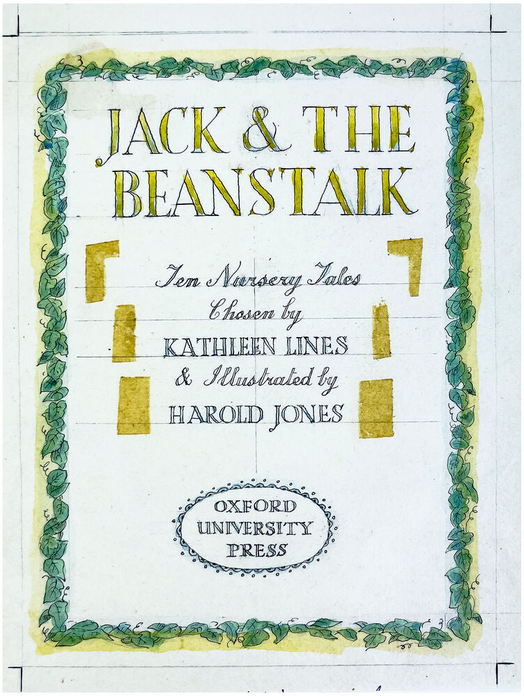 JONES, Harold (illustrator… Original pen, ink and watercolour trial d ...