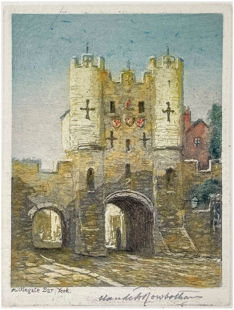 ROWBOTHAM, Claude Hamilton. Micklegate Bar, York. – Sotherans